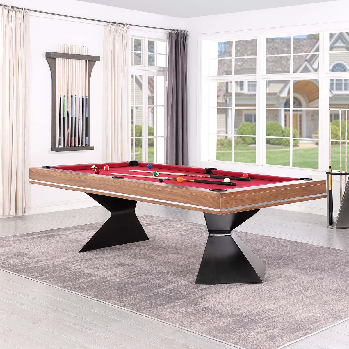 8' Valencia Slate Pool Table