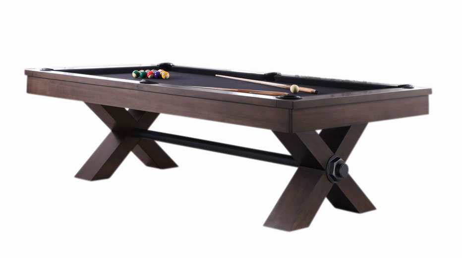 8' Vox Pool Table - Wood & Steel